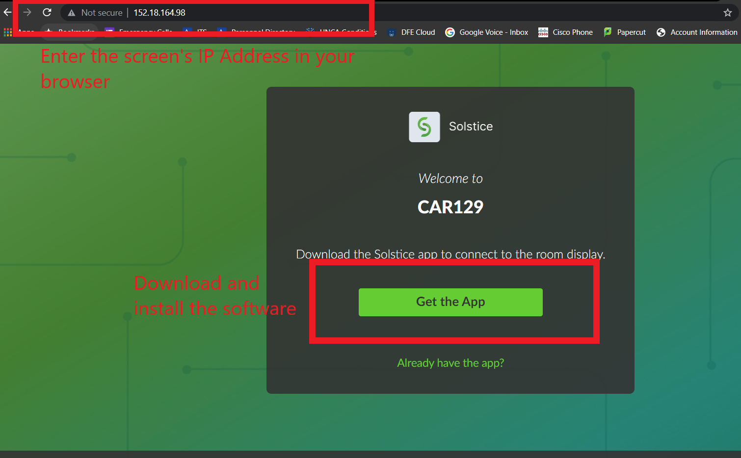 Mersive Solstice Wireless Display Connection